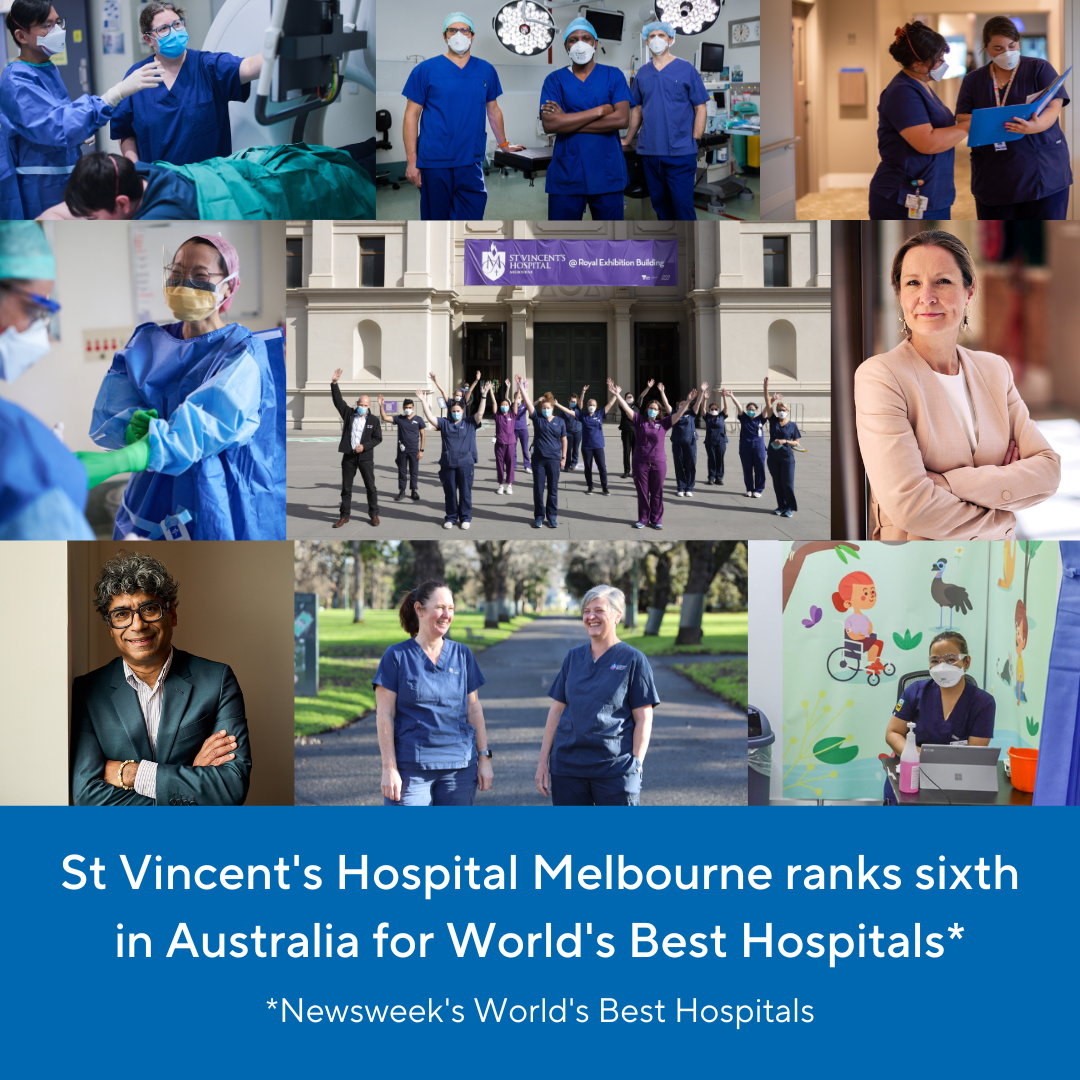St Vincent’s Hospital Melbourne named in Australia and world’s best ...